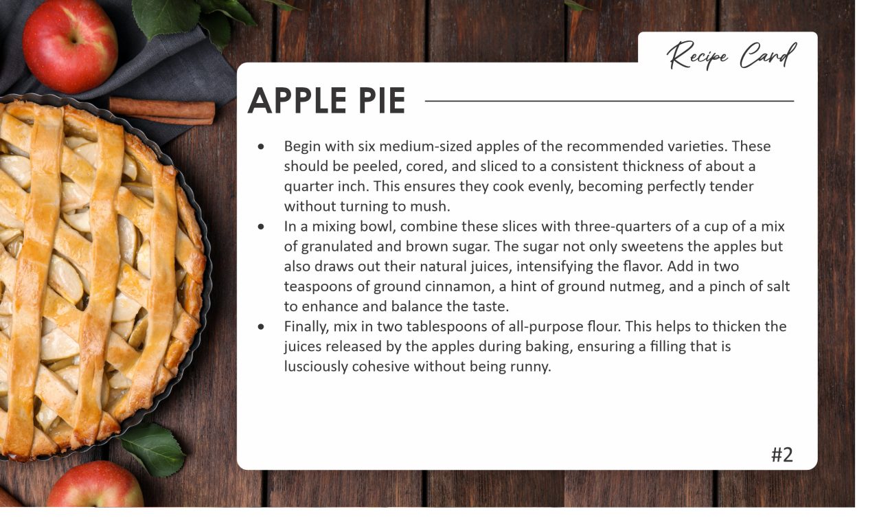 An Engineer’s Guide to Apple Pie